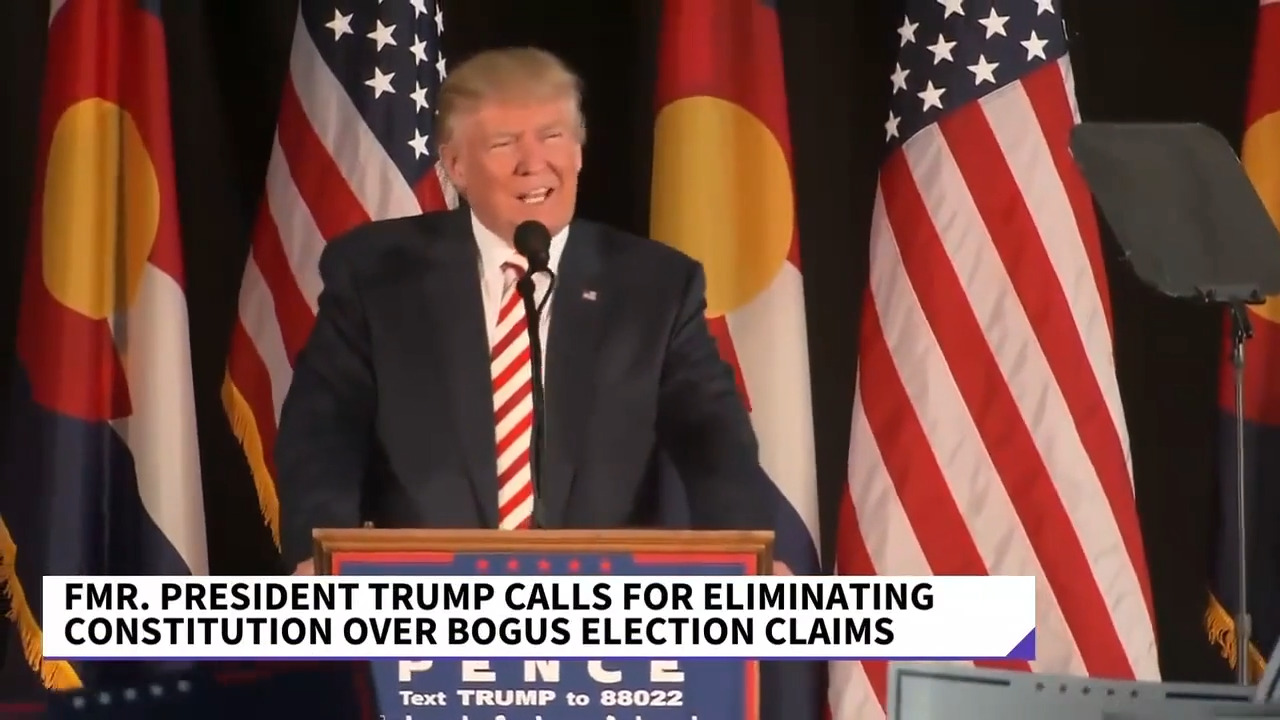 Trump calls For 'termination' of the U.S. Constitution | Kansas City Star