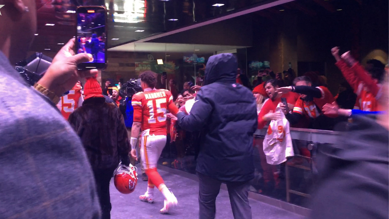 Watch as Kansas City Chiefs head to locker room after 26-7 AFC Wild ...