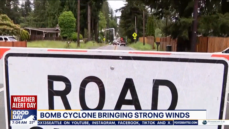 'Bomb cyclone' to bring strong winds to Western Washington (Video ...