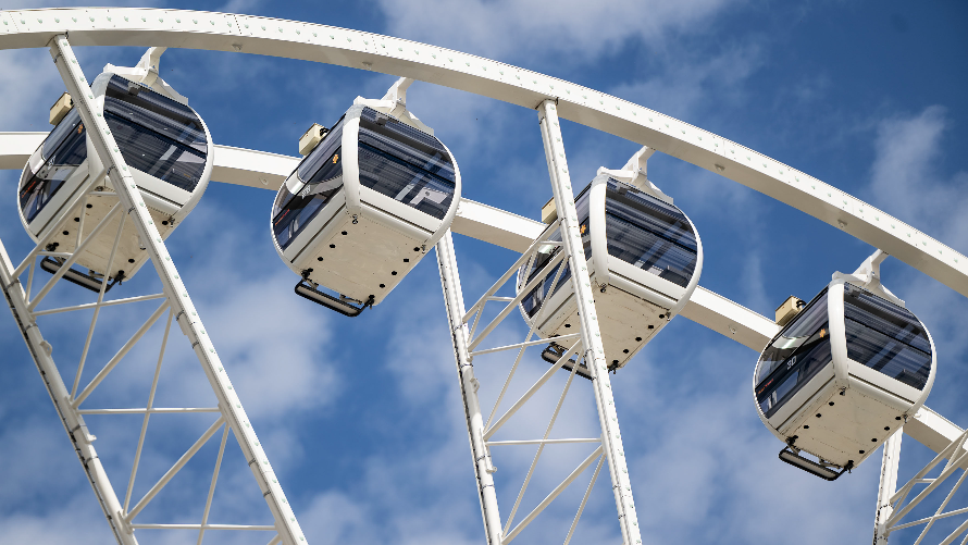 Watch as newly installed KC Wheel rotates for a test run | Kansas City Star