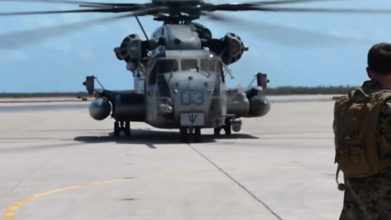 U.S. Navy Sailors and Marines deliver water to Naval Air Station Key ...