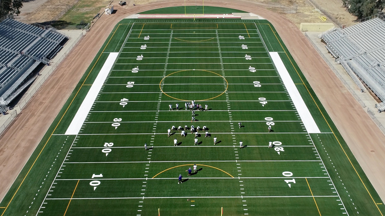 Watch Johansen varsity football team use its turf field in Modesto, CA ...