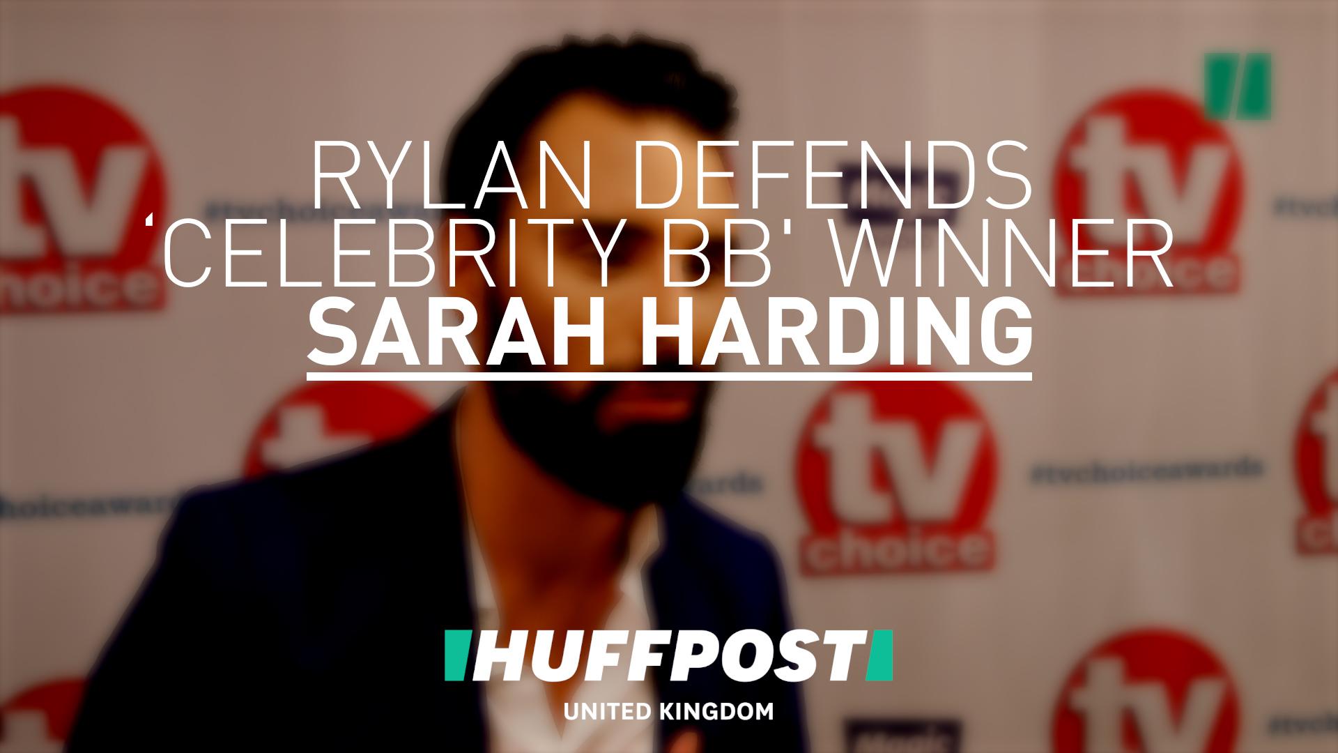 Celebrity Big Brother's Rylan Clark-Neal Defends Sarah Harding (And Her ...