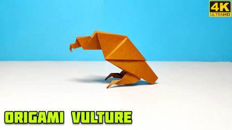How to make Origami Vulture | Paper craft - HideoutTV