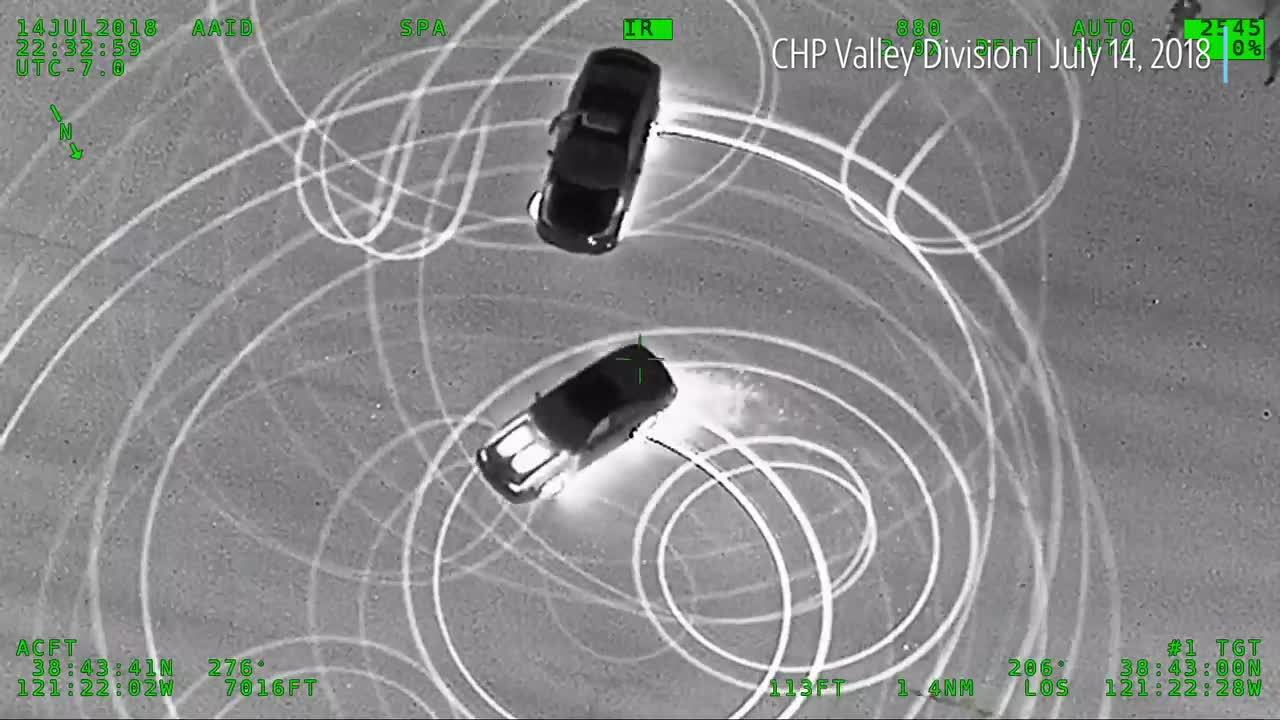 Sideshow caught on CHP camera: Watch the Sacramento car stunts that ...