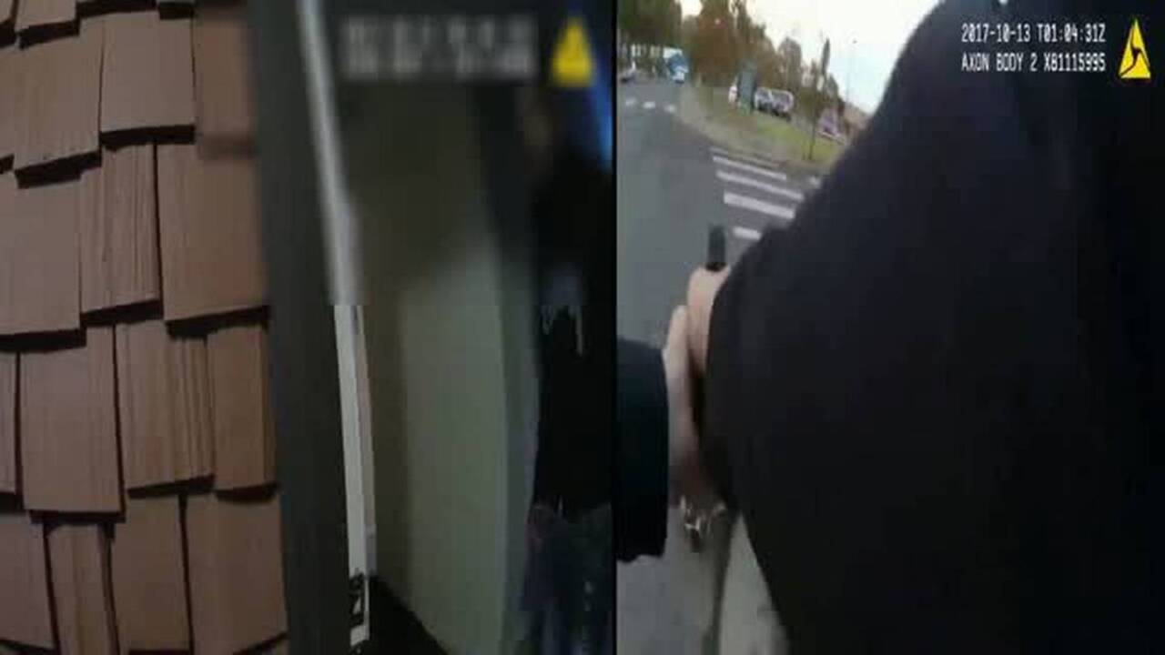 Body cam video shows Bellingham police officer shooting dog ...