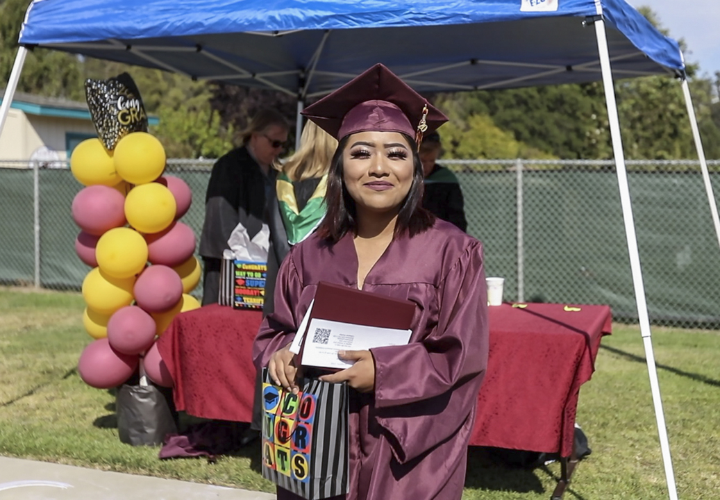 Arroyo Grande CA's Lopez High School holds drive-through graduation ...