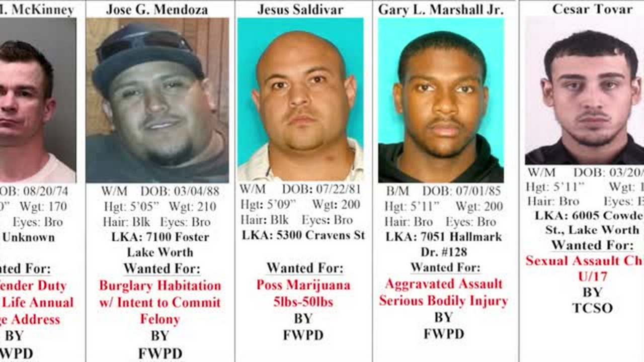 Tarrant County's 10 Most Wanted Criminals, July 5 | Modesto Bee