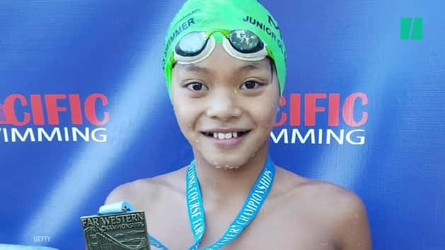 10 Year Old Clark Kent Beats Michael Phelps Old Swimming Record
