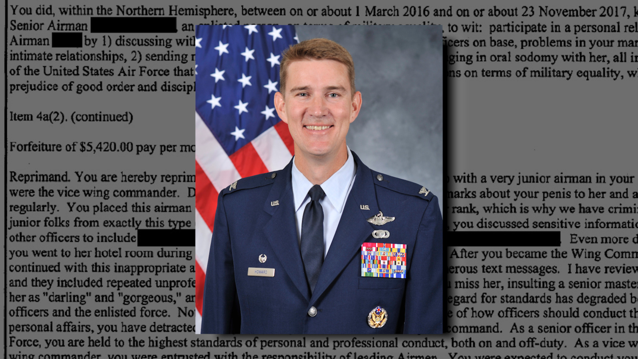 Former commander Col. John Howard avoids trial, but still receives ...