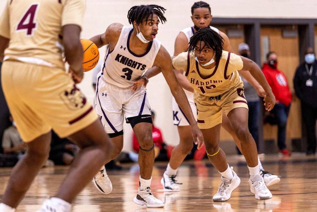 Harding's Logan Blair, coach LJ Johnson SoMECK title win | Charlotte ...