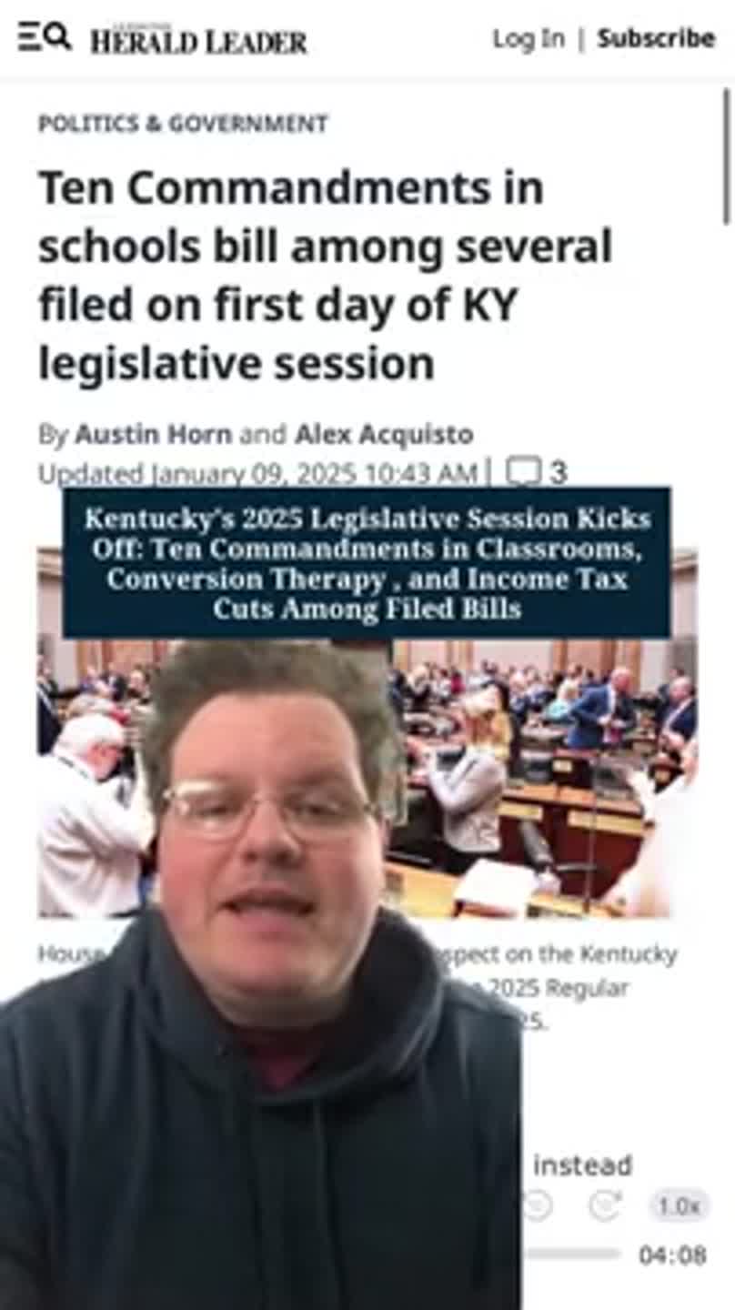 Tax cut, Ten Commandments & more: Kentucky legislature Day 1 ...