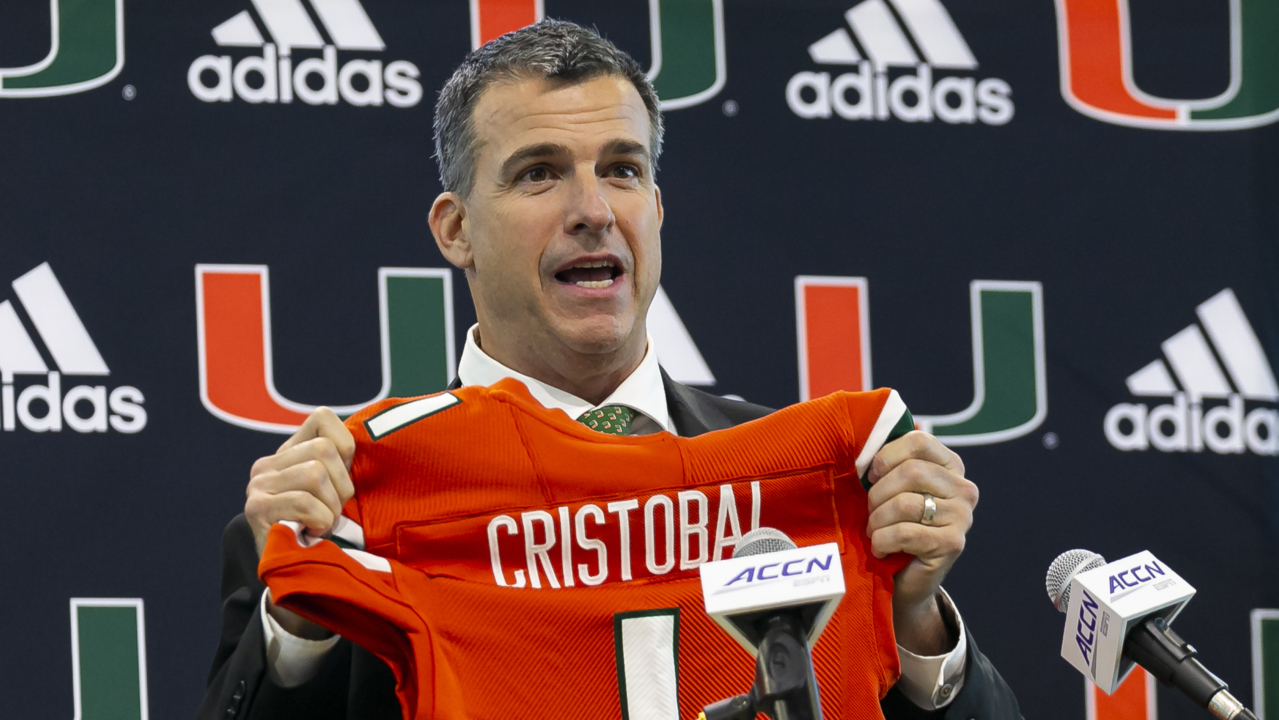 Miami Hurricanes introduce Mario Cristobal as their new Head Coach ...