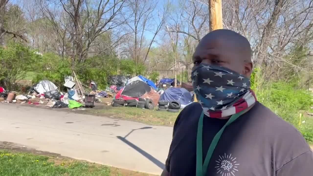 New inner city homeless tent camp tests Kansas City policy | Kansas ...