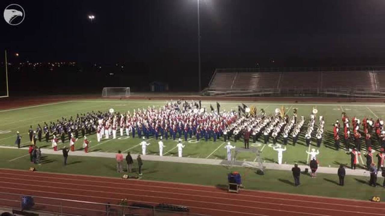 Wichita bands perform national anthem | Fort Worth Star-Telegram