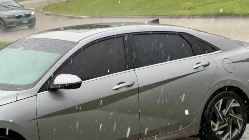 Hail pelts homes across the Midwest | AccuWeather