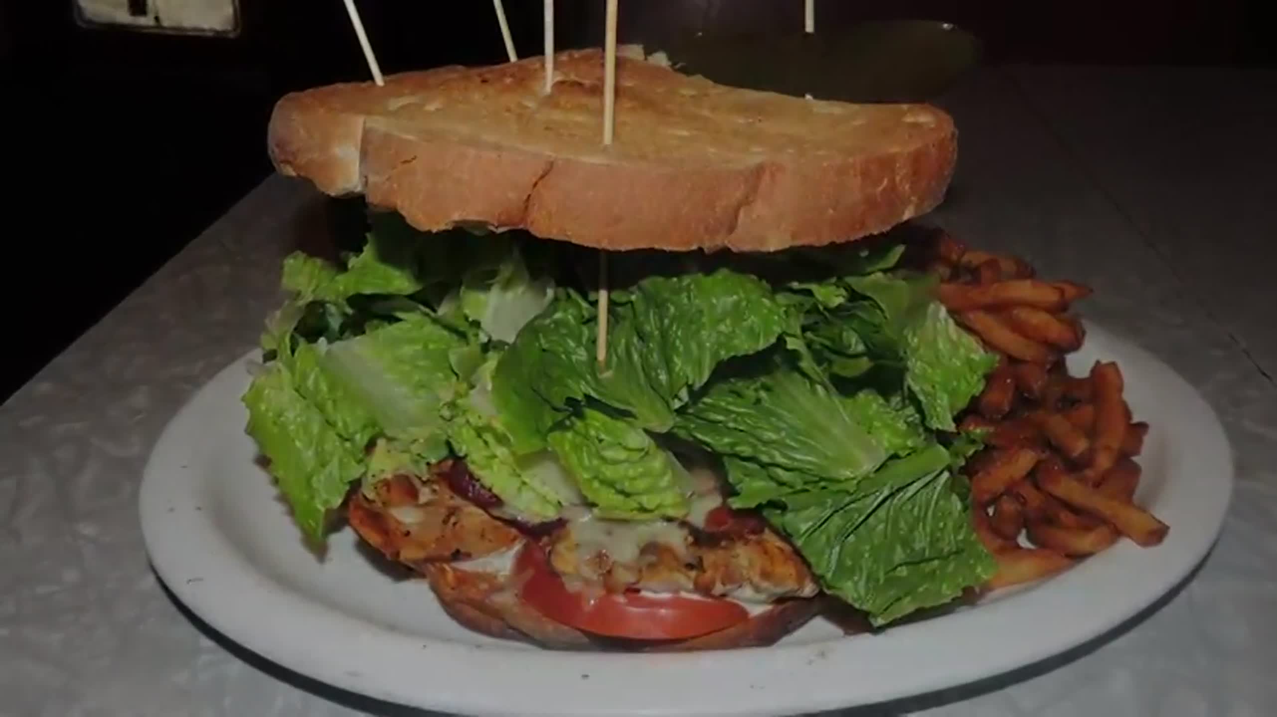 Giant Chicken Sandwich Challenge in Canada! - HideoutTV