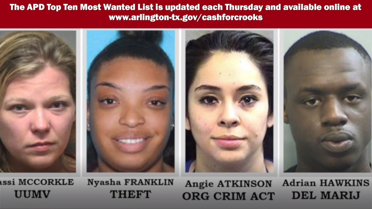 Video: Arlington Police's 10 Most Wanted Criminals, June 13 | Merced ...
