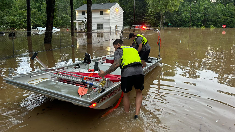 First responders assist after flooding in Durham | Raleigh News & Observer