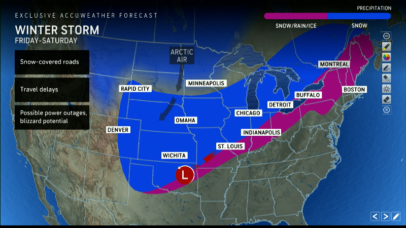 United States National Winter Weather Forecast | AccuWeather