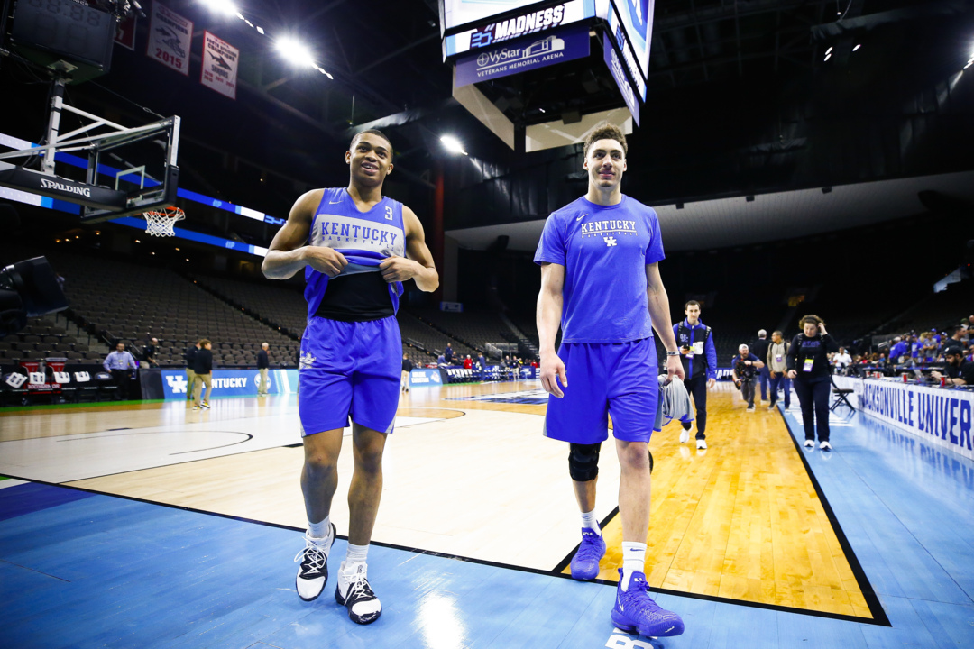 Photo slideshow: Kentucky basketball practice ahead of NCAA Tournament ...
