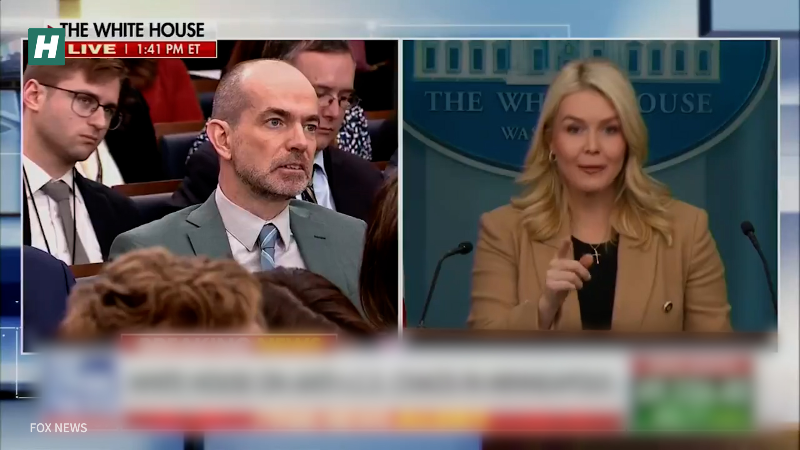 Karoline Leavitt Crashes Out Over Reporter Citing Real ICE Statistics ...
