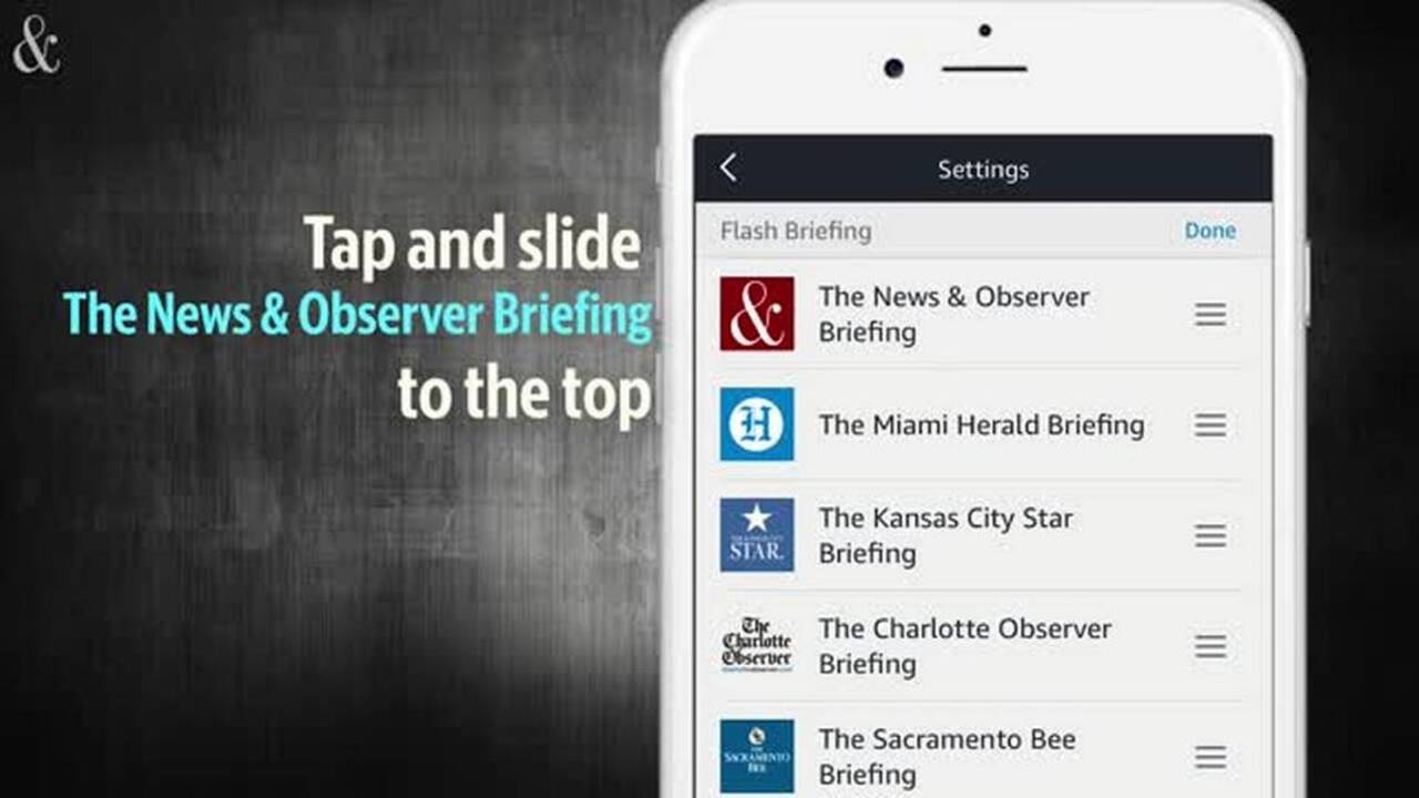 Alexa, how do I get The News & Observer Briefing? | Miami Herald