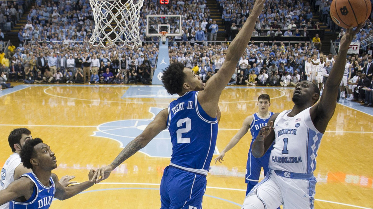 UNC's Theo Pinson and coach Roy Williams talk about upcoming game with ...