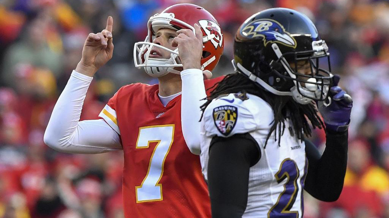 KC Chiefs' Harrison Butker admires creativity of Ravens' kicker Justin ...