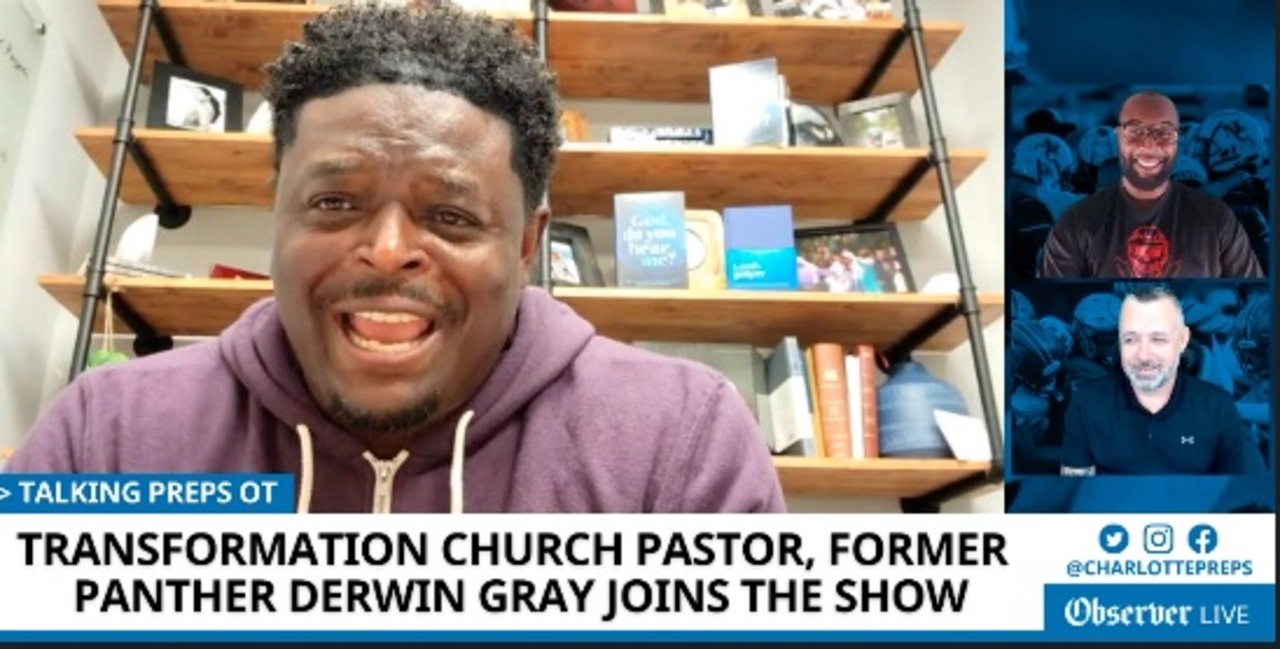 Charlotte-area pastor and former Panther Derwin Gray on Talking Preps ...