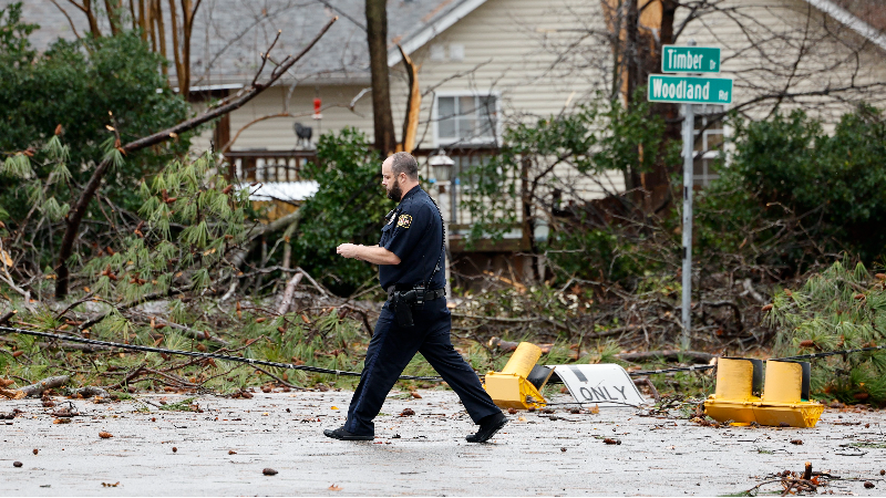 Severe weather hits part of Garner as storms roll through the area ...
