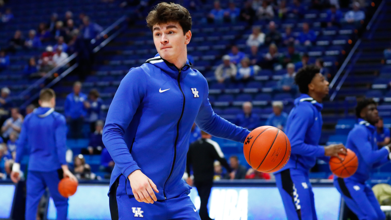 Kentucky player Riley Welch also contributes by reinforcing the coaches ...