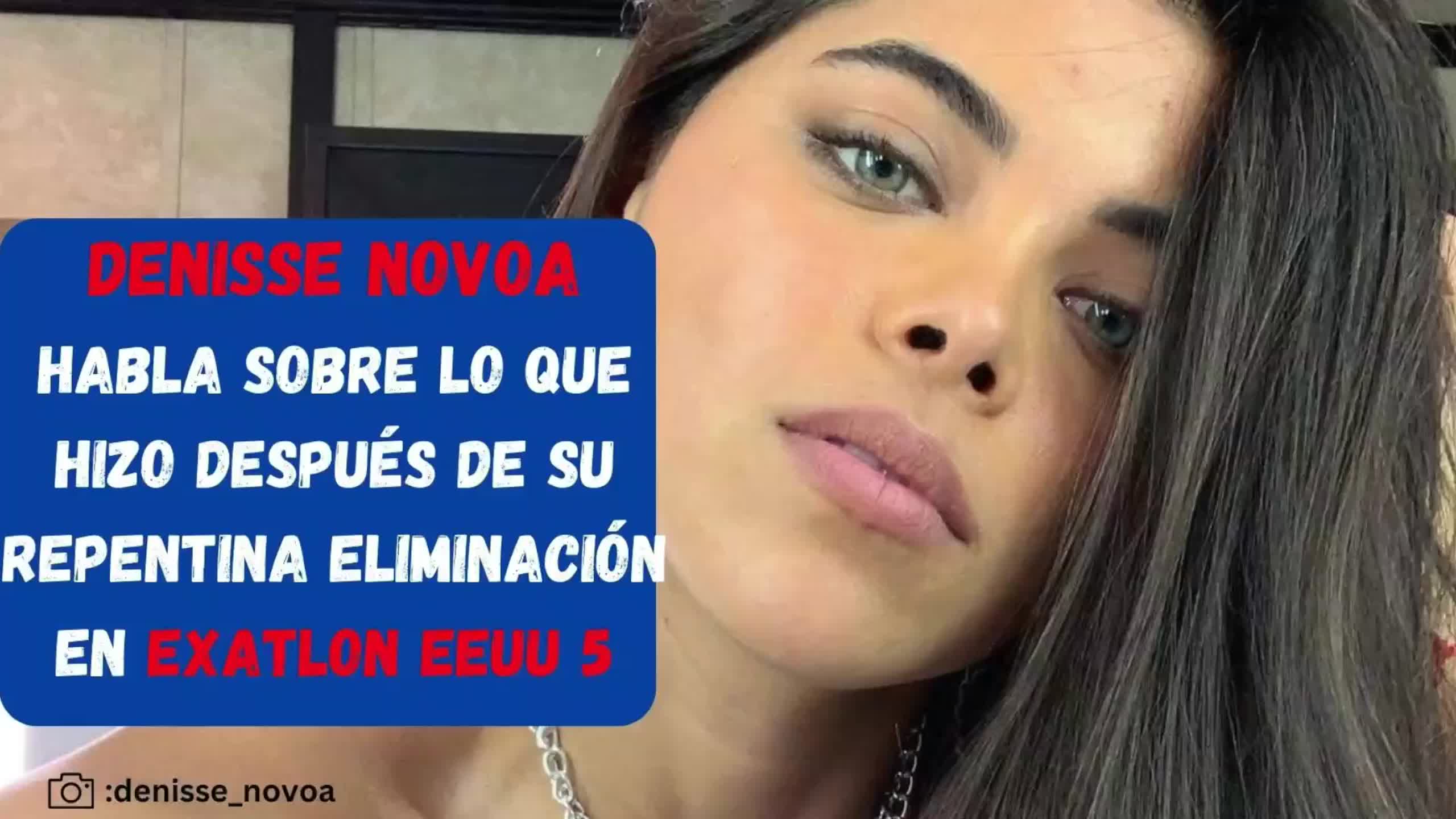 Denisse Novoa habla sobre su repentina eliminación de Exatlón EEUU ...